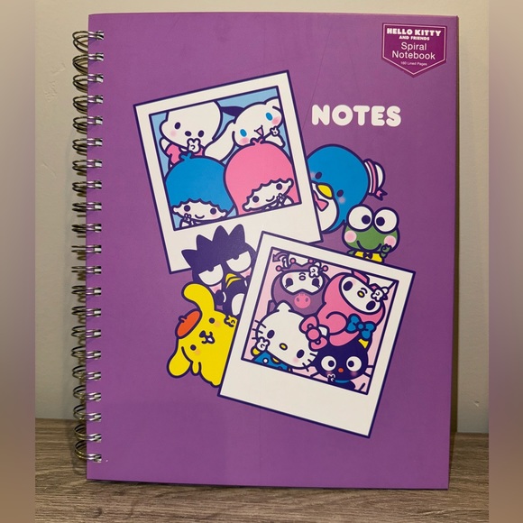 Hello Kitty | Office | Hello Kitty And Friends Hardback Spiral Notebook ...